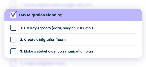 LMS Migration Checklist | Aristek Systems