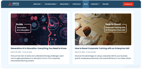 Top List of Corporate Training Resources | Aristek Systems