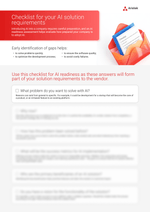 Checklist for your AI solution requirements | Aristek Systems
